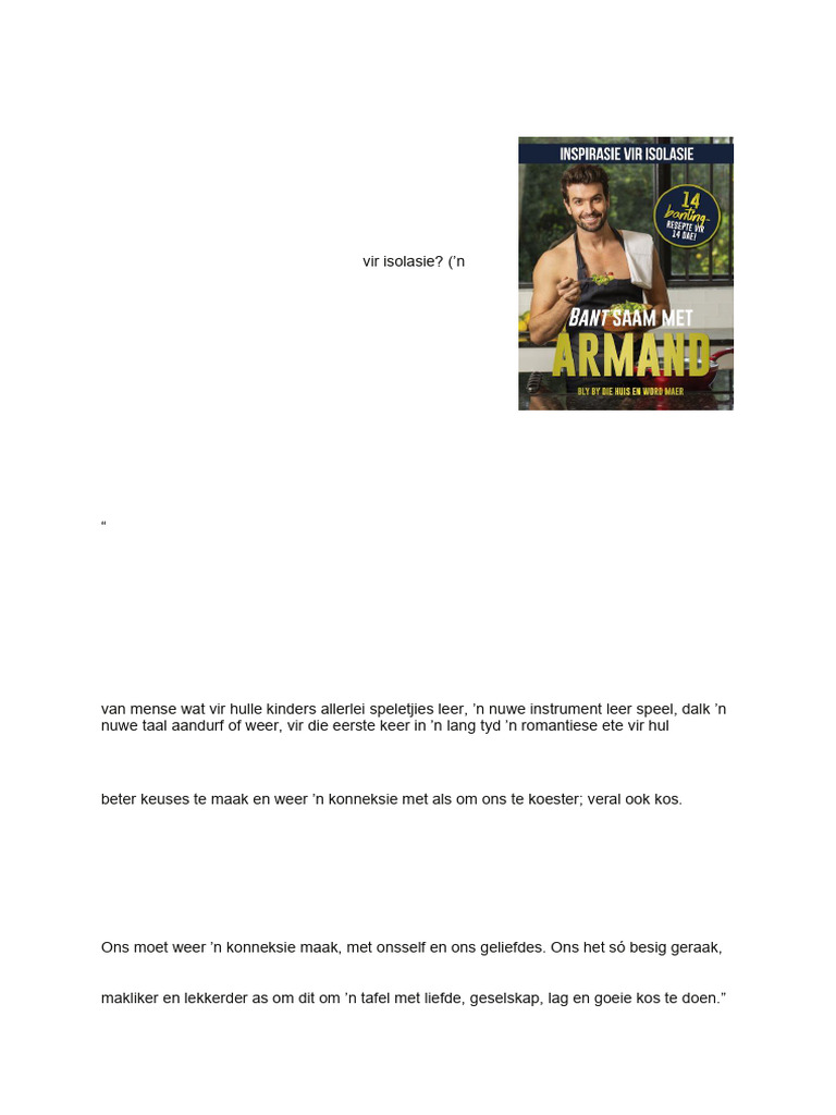 1.4.15 Luistertoets Inspirasie Vir Isolasie Bant Saam Met Armand | PDF