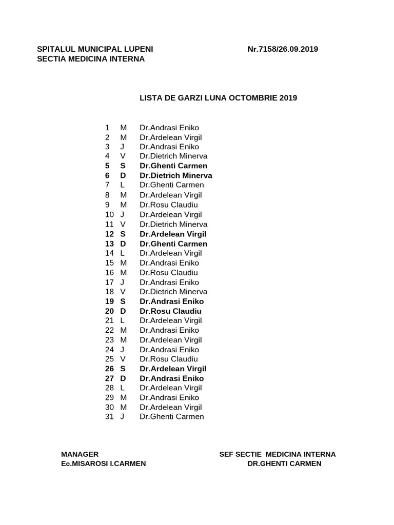 Lista de Garzi Octombrie 2019 | PDF | Self-Improvement | Wellness