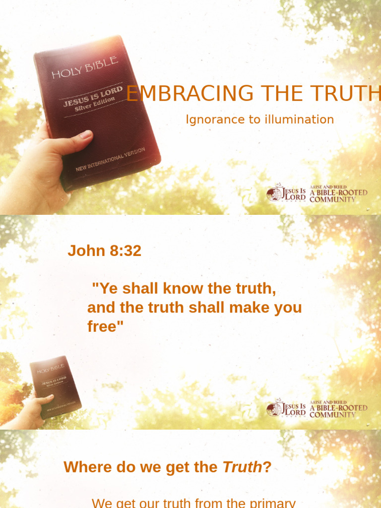 Embracing The Truth | PDF