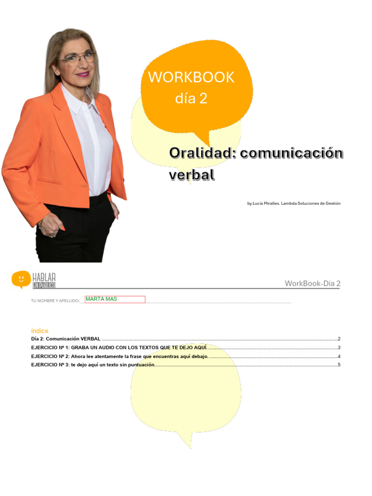 DIA 2 RETO WORKBOOK | PDF