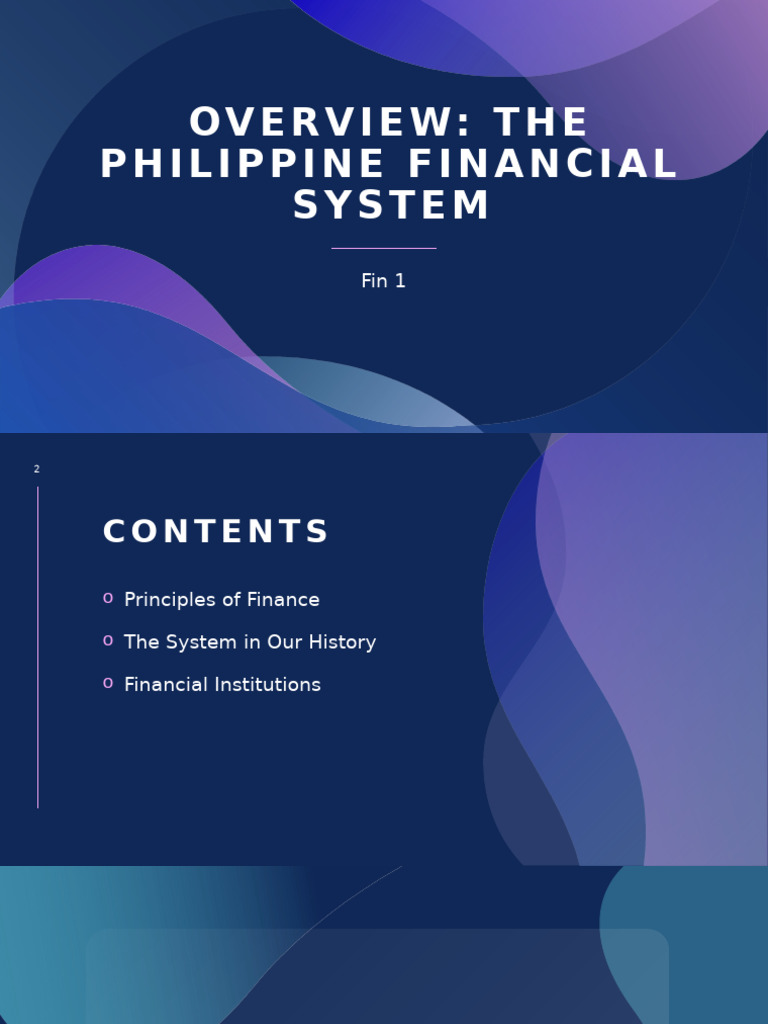 Overview of The Philippine Financial System | PDF | Banks | Investing