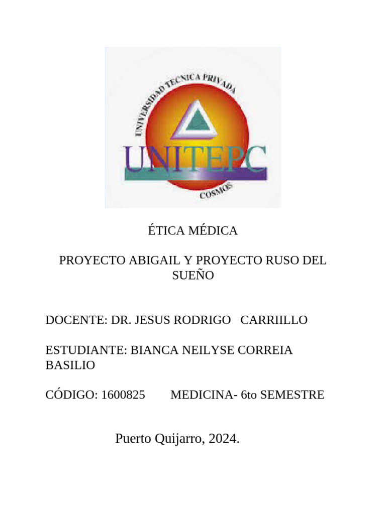 Proyecto Abigail | PDF