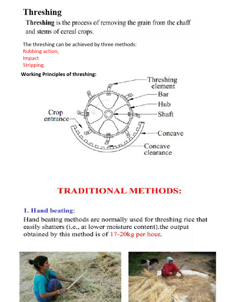THRESHING | PDF | Agriculture