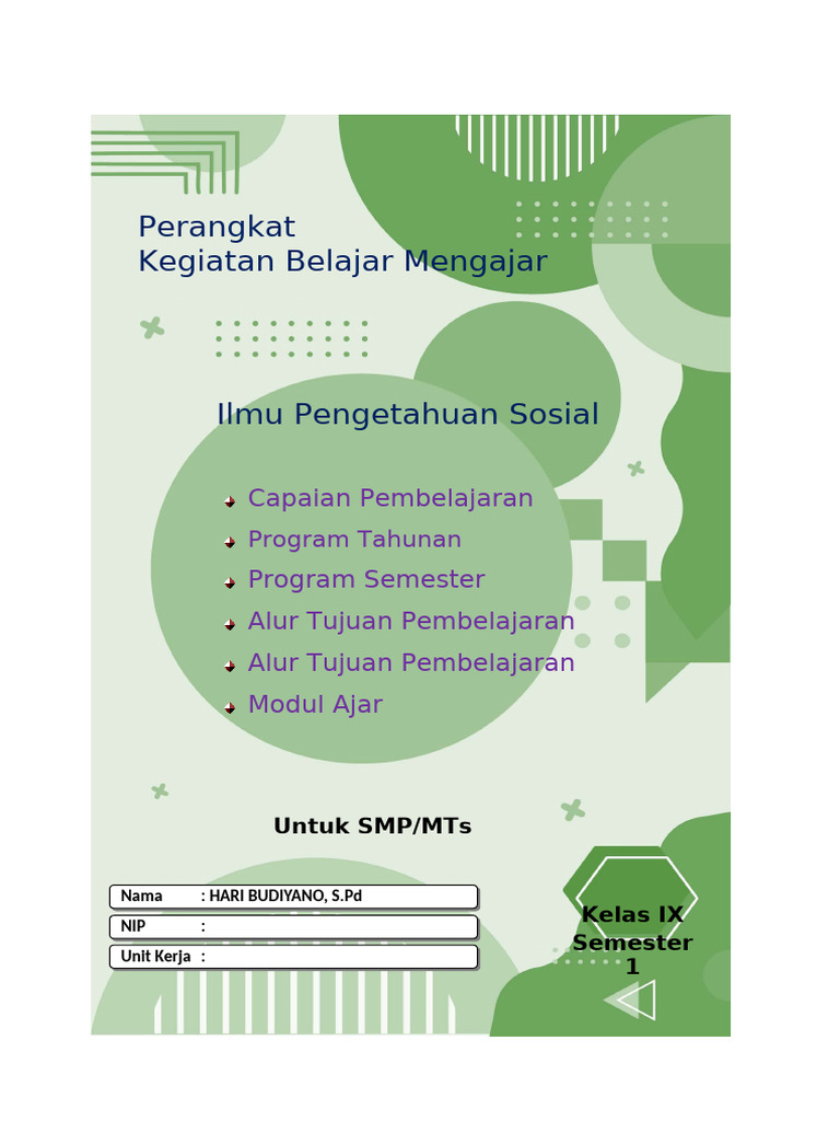MA IPS 9-01-Ganjil Spensix 2024 | PDF | Ilmu Sosial