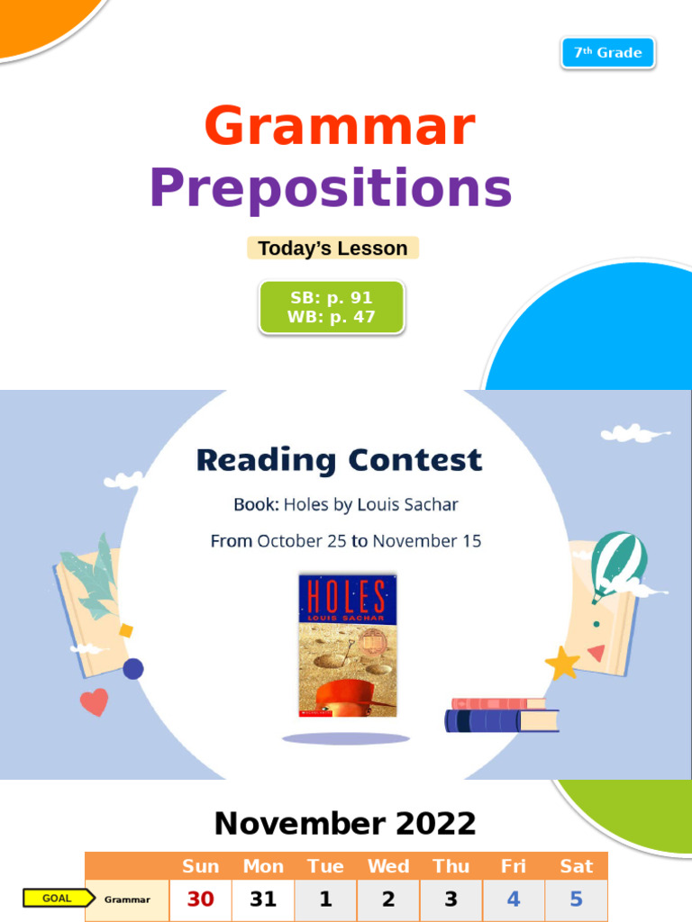 Grammar 2 - Prepositions - SB P. 91 | PDF | Preposition And ...