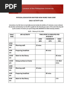 Daily Journal Template for Students | PDF