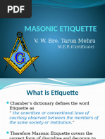 Masonic Toast Response Guide | PDF