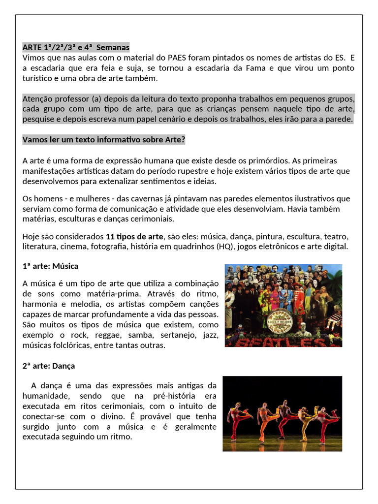 Arte 3 Ano | PDF | Quadrinhos | Fotografia cinematográfica