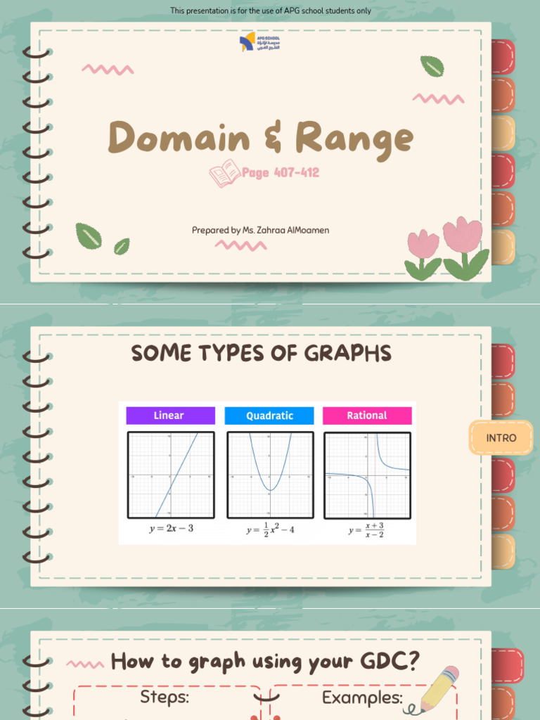 _LESSON_5__Domain_and_Range | PDF | Function (Mathematics) | Applied Mathematics