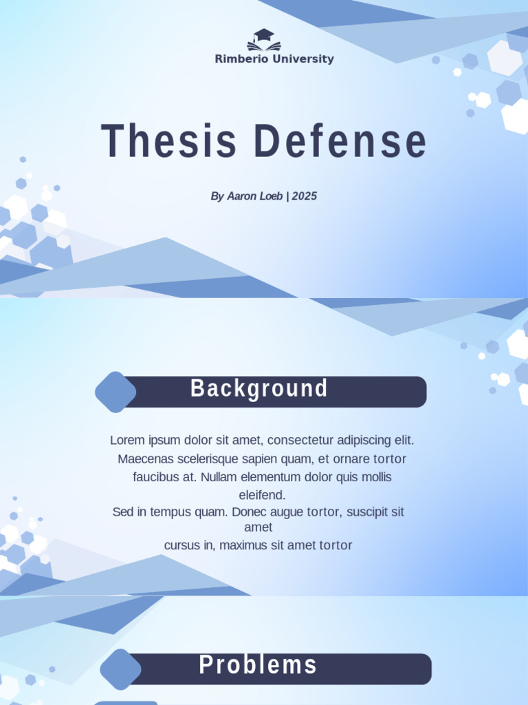 Rimberio University Thesis Defense 2025 | PDF