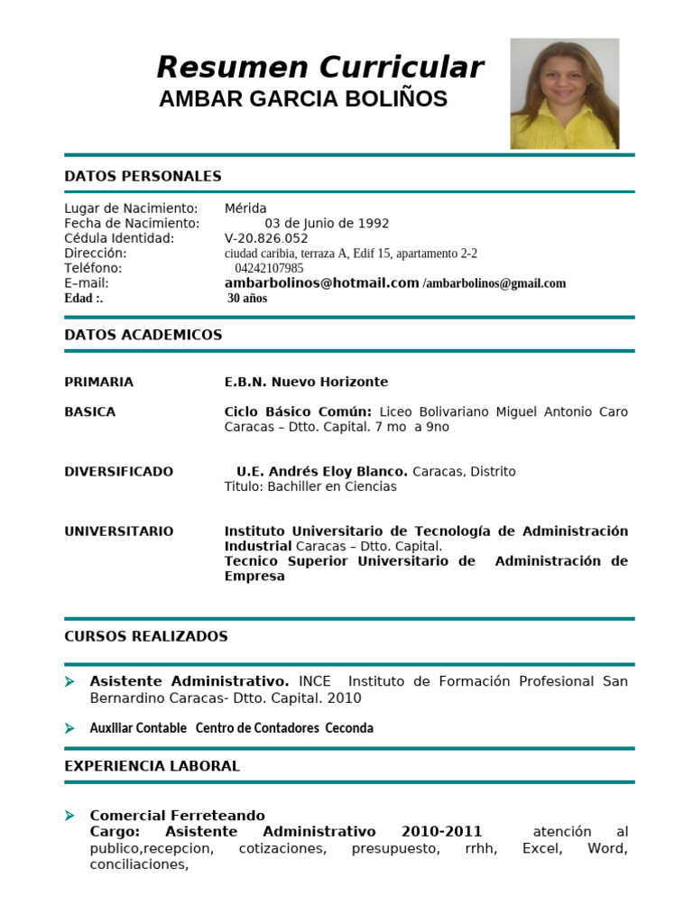 Ambar Curriculum 1 | PDF