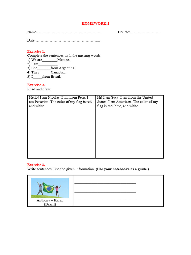 Homework 2 - 1T - 6TH | PDF | Self-Improvement