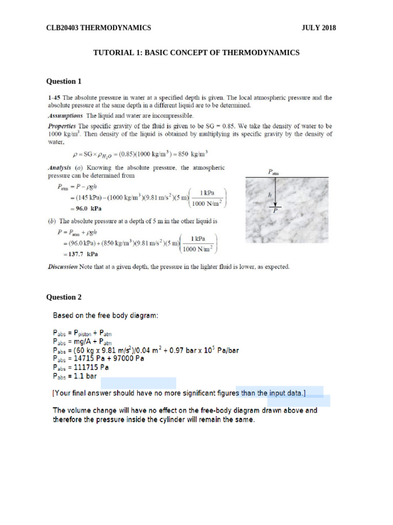 New Tutorial 1 Answer Pdf