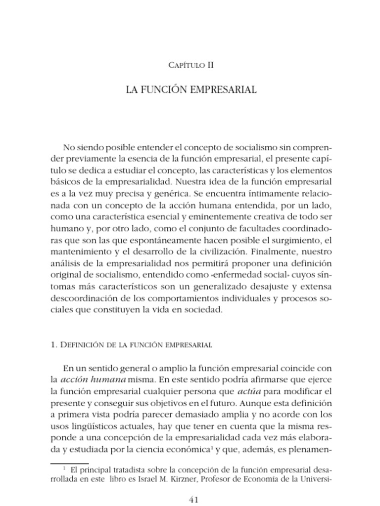 LA FUNCIÓN EMPRESARIAL | PDF | Mente | Business