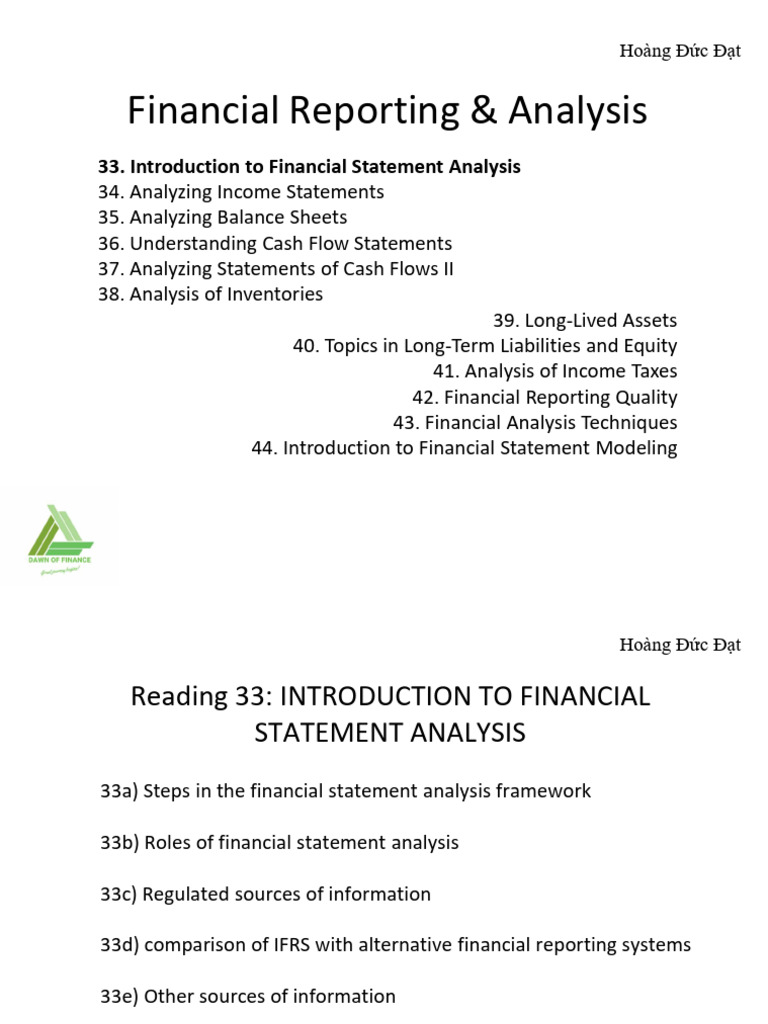 Financial Reporting _ Analysis 33 | PDF | Financial Statement | Equity ...