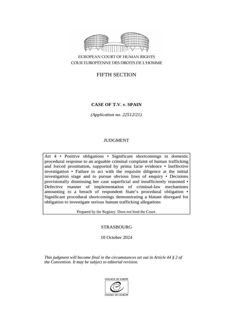 Human Trafficking Case Review | PDF | Human Trafficking | Prosecutor