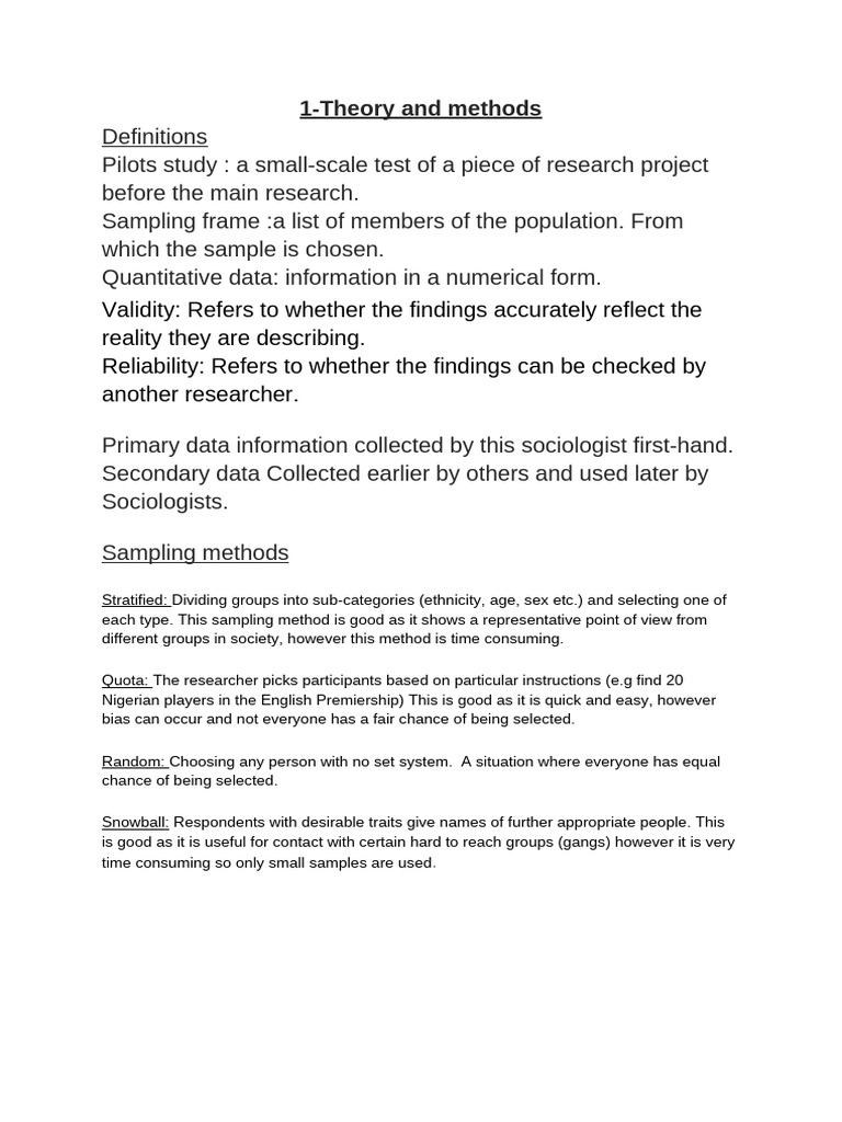 CH 1 | PDF | Sampling (Statistics) | Statistics