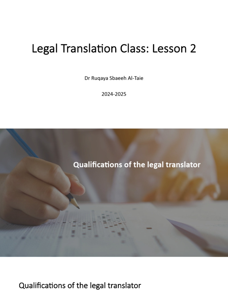Legal Translator Qualifications Guide | PDF | Law