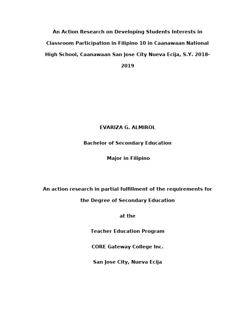 Sample-1 | PDF | Teachers | Learning