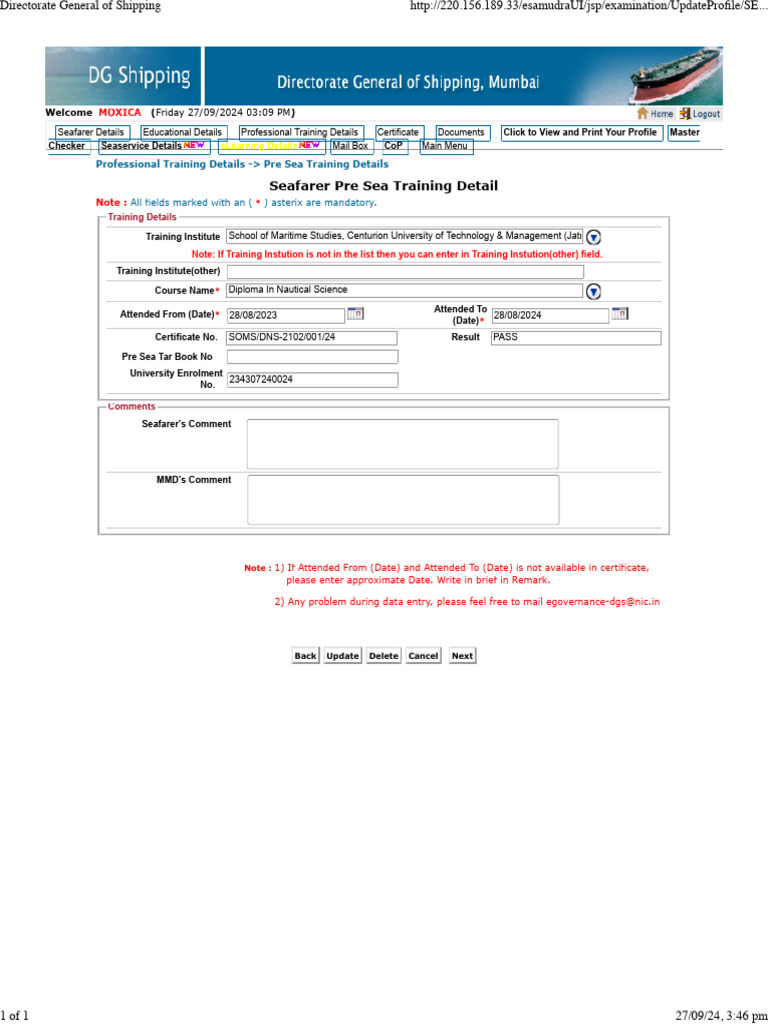 Directorate General of Shipping | PDF | Shipping | Water Transport