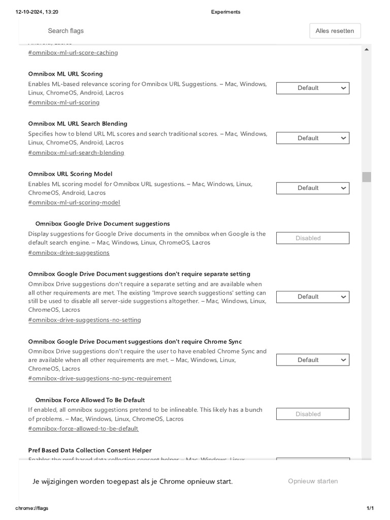 Pagina 4 Backup Flags Uit Te Zetten (Omnibox Force Allowed To Be Default Moet Uit) | PDF