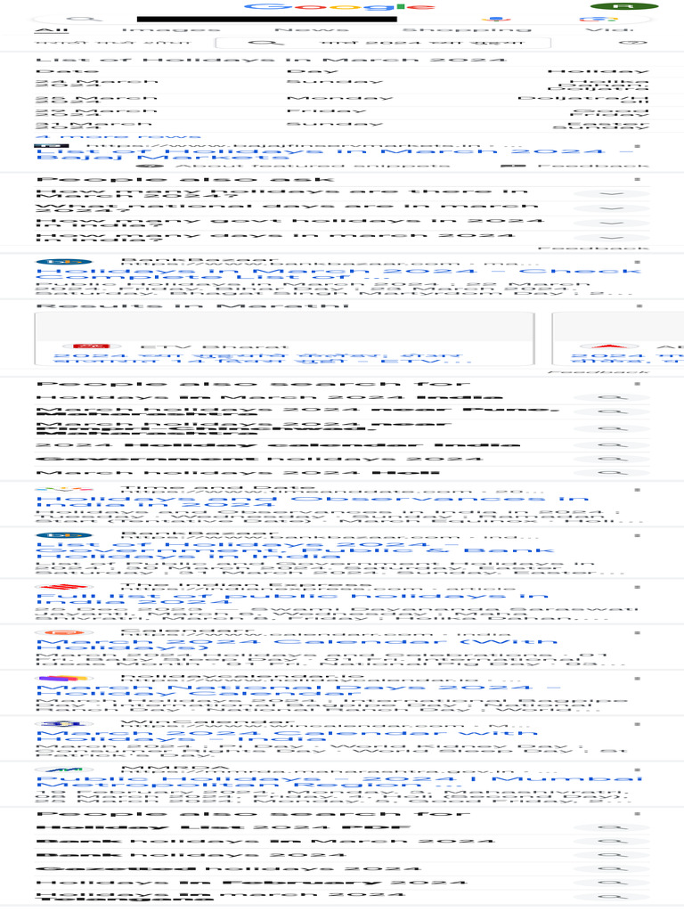 March Holidays 2024 - Google Search | PDF | Easter | March Observances