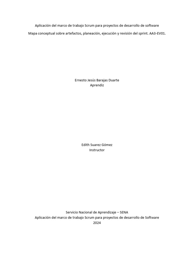 Scrum en Desarrollo de Software: Mapa Conceptual | PDF | Scrum ...
