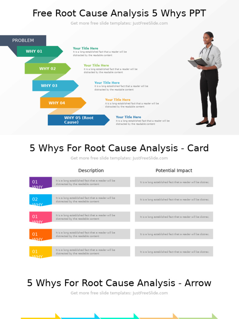 5 Whys Root Cause Analysis Templates | PDF | Language Arts & Discipline