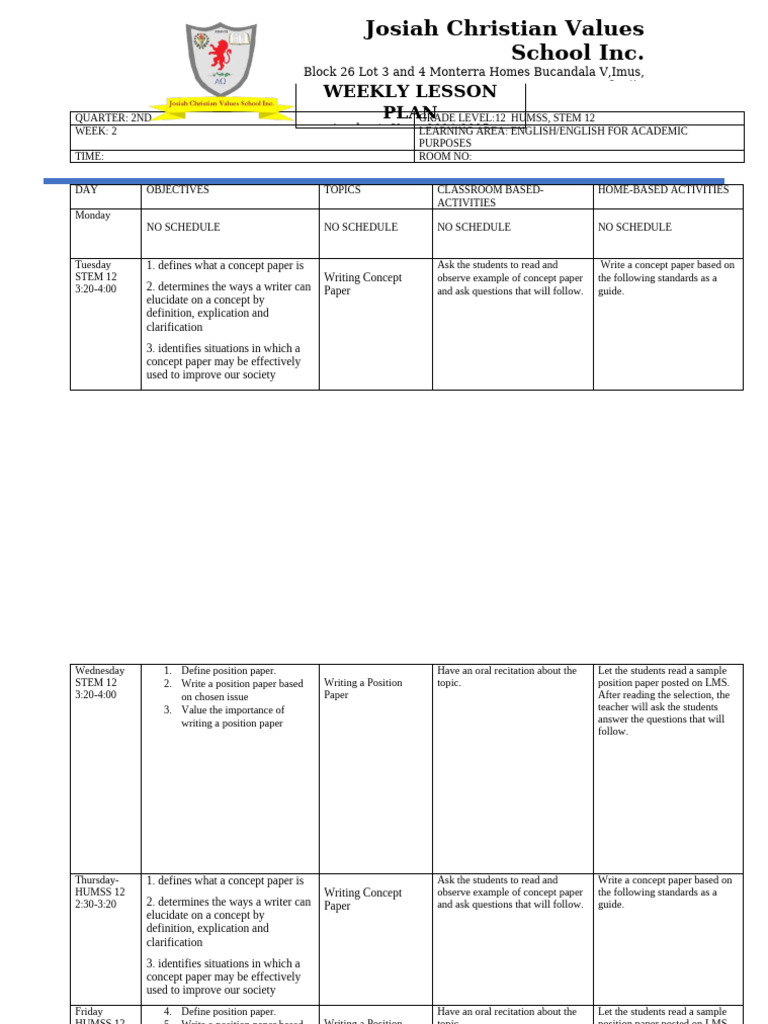 Week 2 Position Paper | PDF | Teachers | Human Communication
