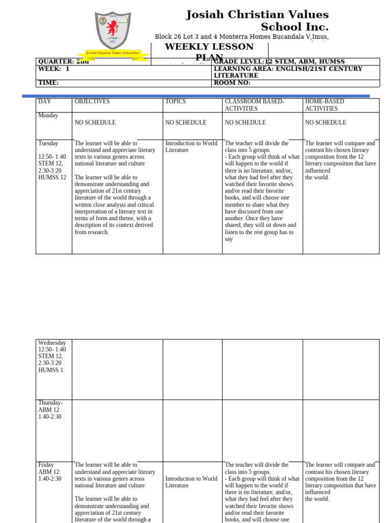 Week 1 Introduction To World Lit | PDF | Learning | Cognition