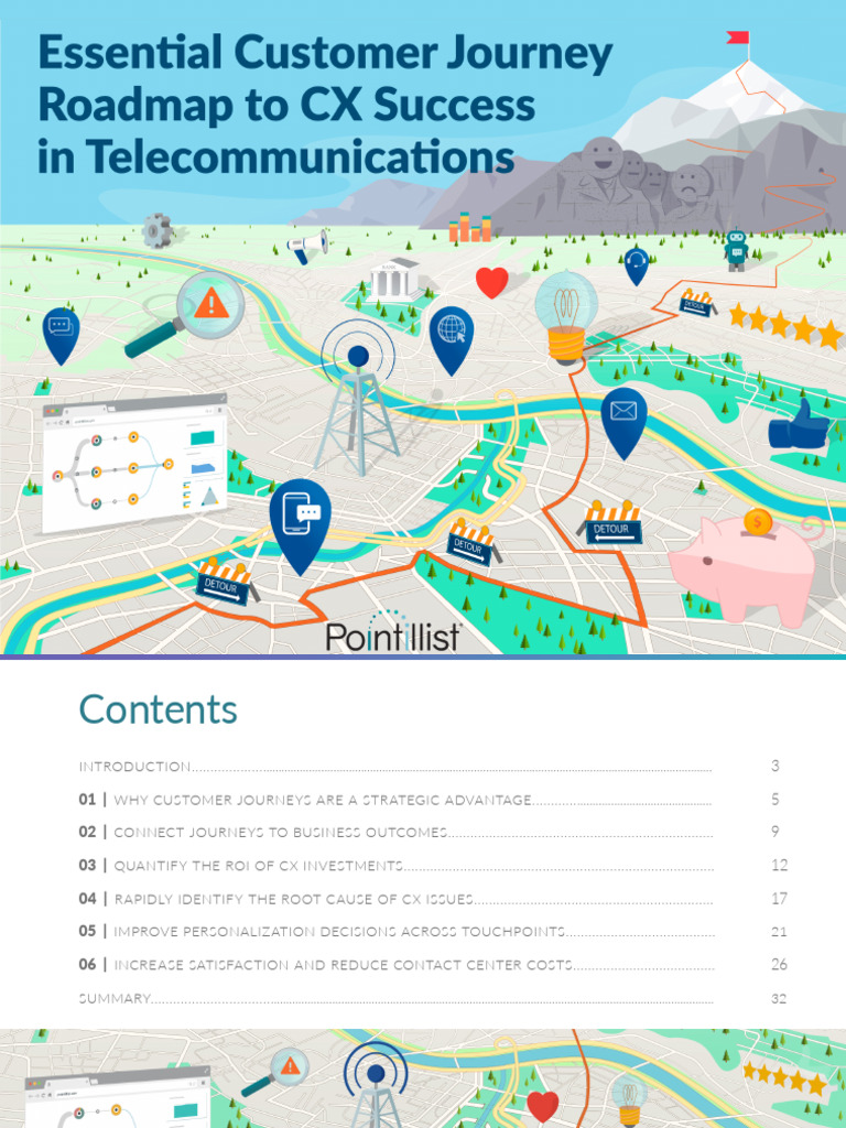 Customer Journey Roadmap CX Success Telecom Ebook | PDF | Analytics ...