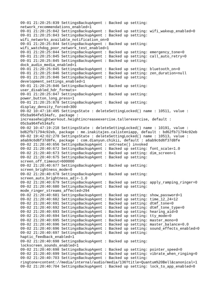 Settingsprovider | PDF | Computers | Technology & Engineering