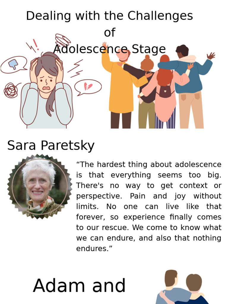 Dealing With The Challenges of Adolescence Stage | PDF | Self Esteem ...