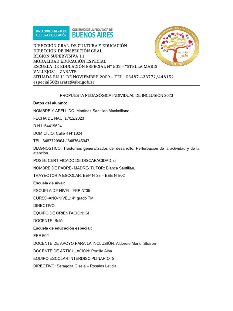 Ppi24 Martinez Santillan | PDF | Aprendizaje | Salón de clases