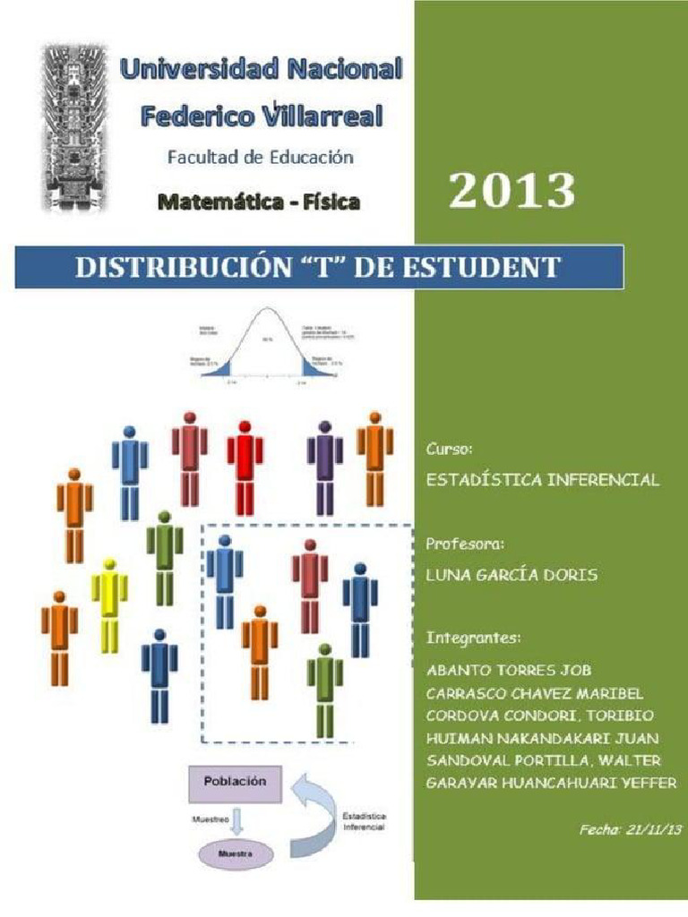 Distribución "T" de Student | PDF