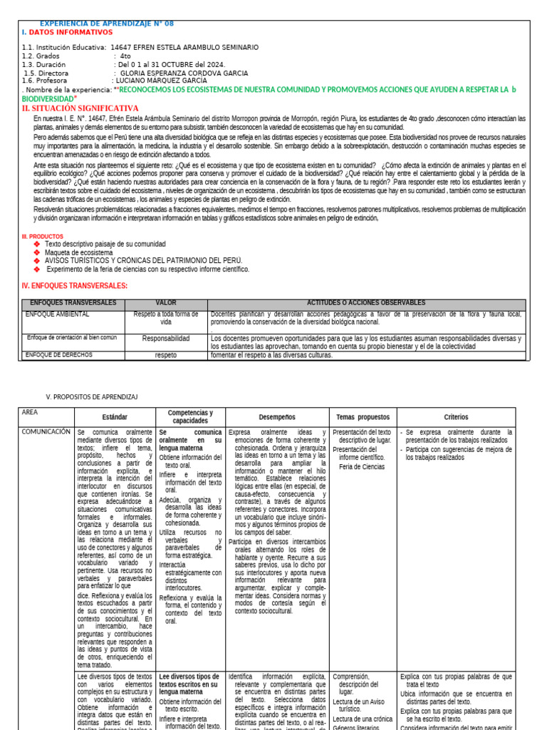 EDA 8 2024 | PDF | Números | Ecuaciones