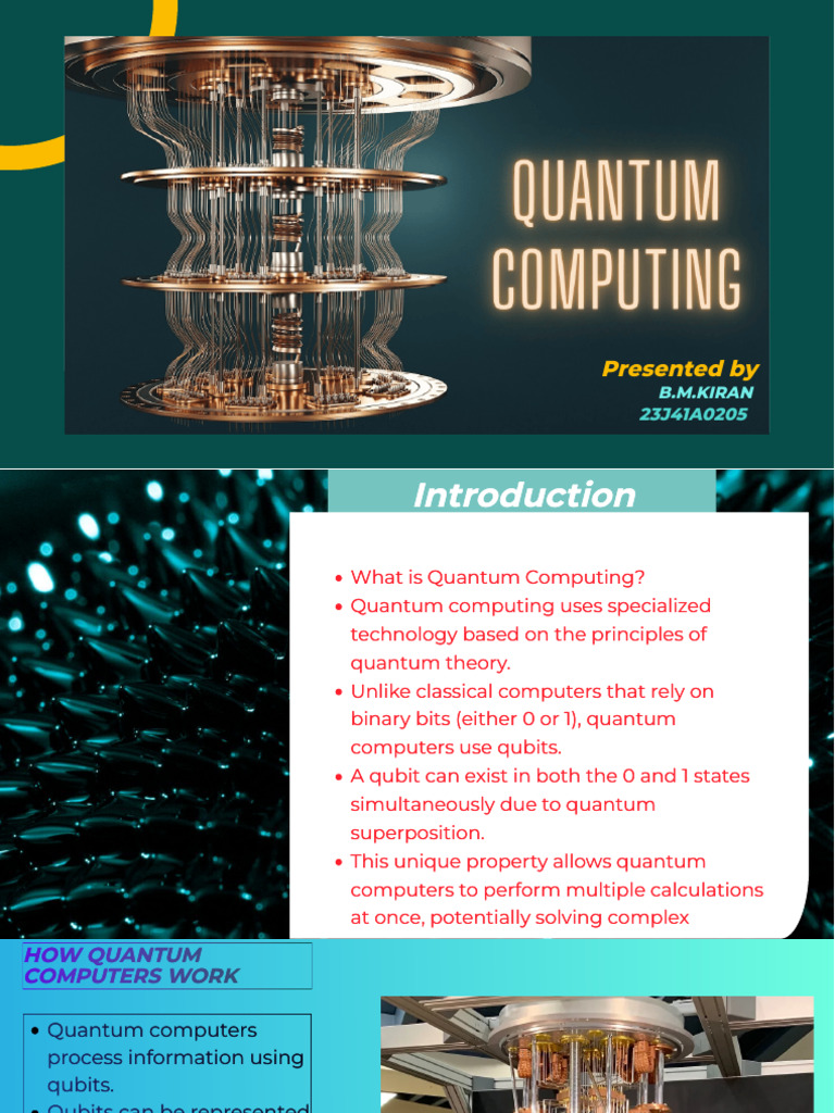 Quantum Computing | PDF | Science & Mathematics | Technology & Engineering