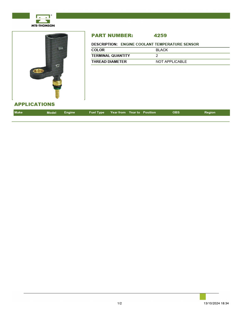 Mte 4259 | PDF | Technology & Engineering