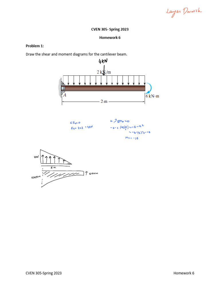 Cven HW 6 | PDF | Science & Mathematics