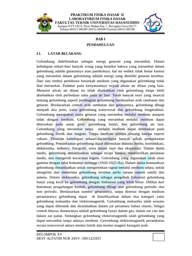 Longitudinal and Transversal Wave Meylani Yusnita | PDF
