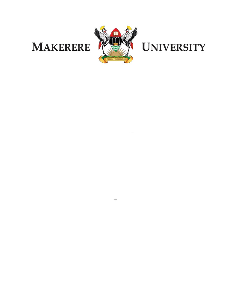 Makerere University Internship Report | PDF | Career & Growth