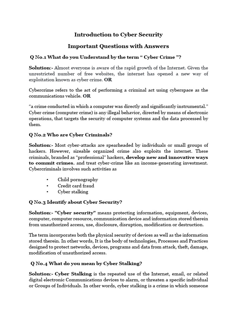 Cyber Security: Key Concepts Explained | PDF | Patent Application ...