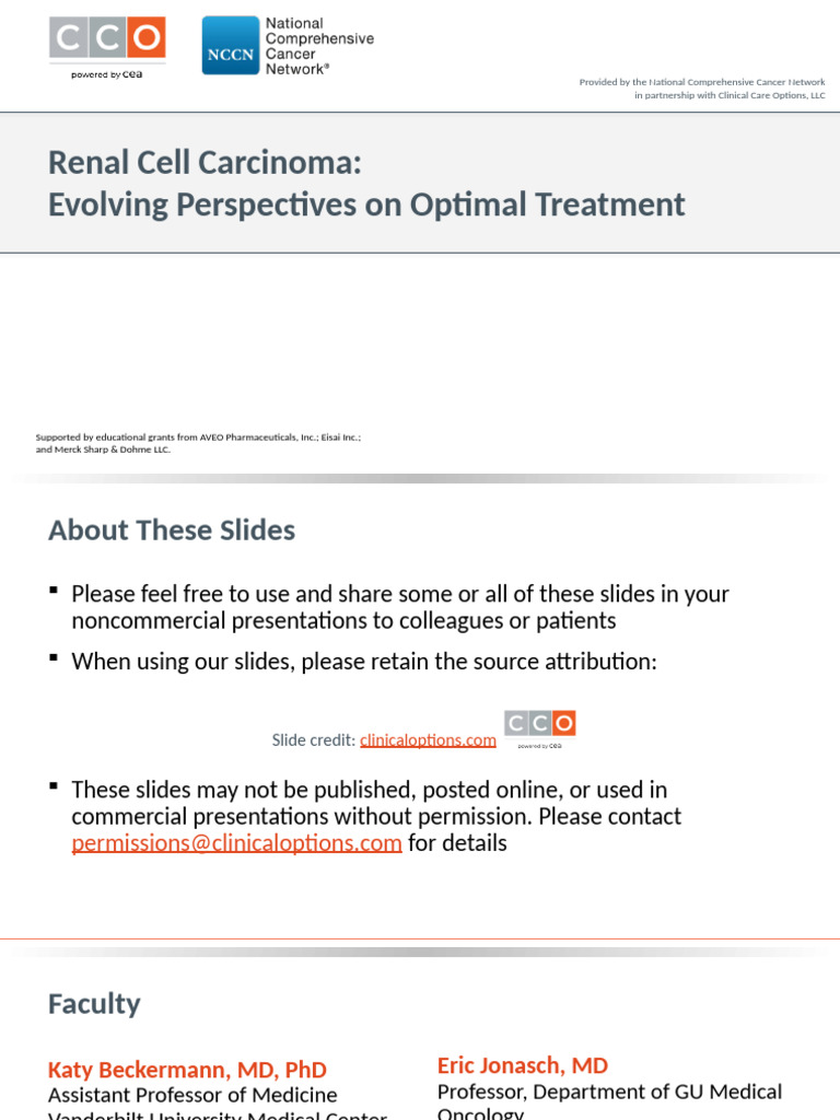 2024 CCO RCC Webinar Slides DL | PDF | Cancer | Merck & Co.