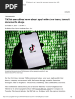 Dangers of Tiktok Argumentative Essay | PDF | Social Media | Popular ...