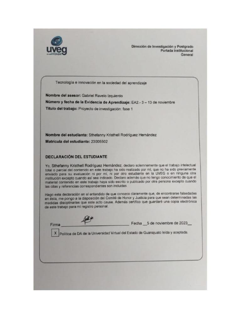 Rodríguez Sthefanny TISA EA2 | PDF | Enseñando | Aprendizaje