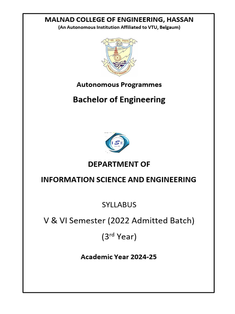 III Year Syllabus (2024-25) | PDF | Computer Network | Transmission ...