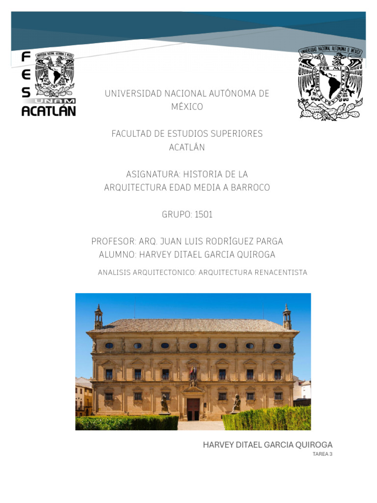 Haemb Garcia Quiroga Tarea3 | PDF | Renacimiento | Palacio de Versalles