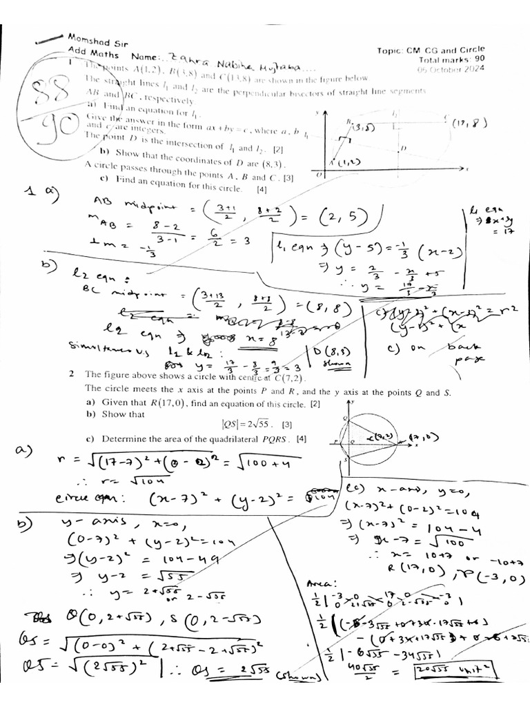 CM, CG and Circle Mock | PDF