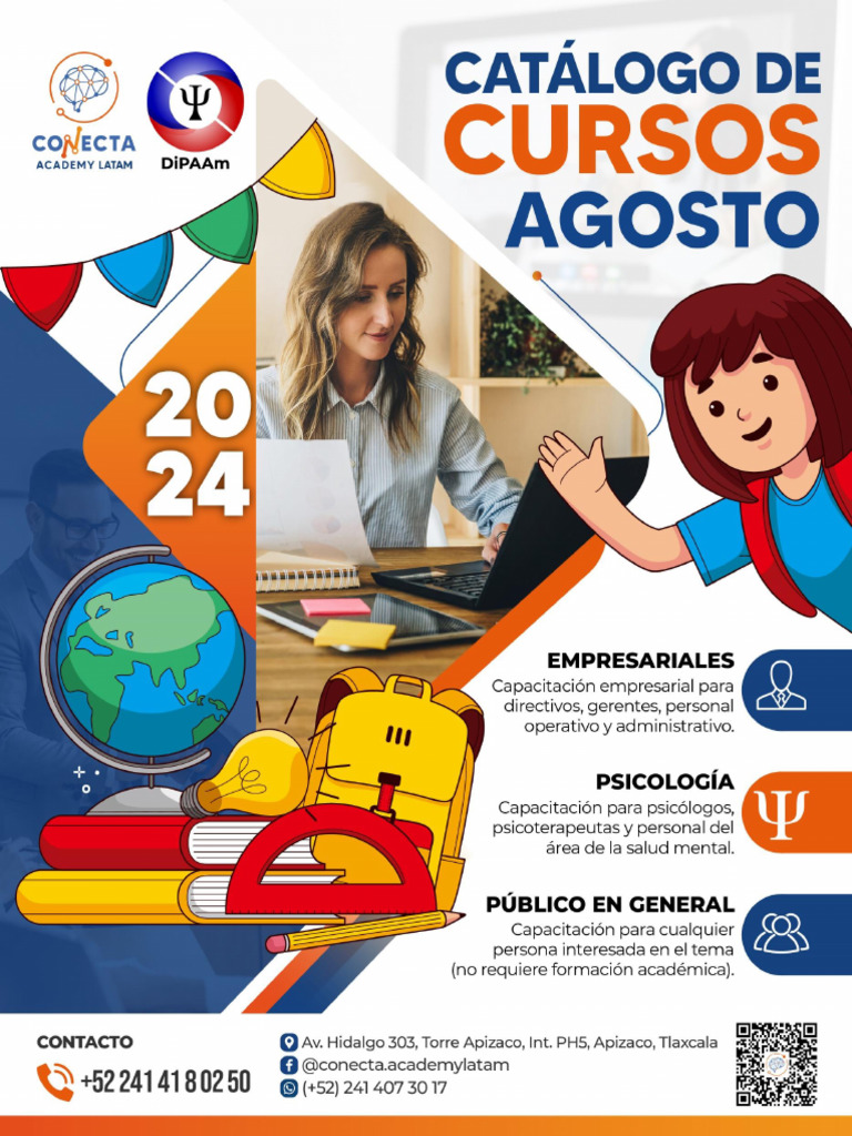 Catálogo de Cursos Agosto 2024 | PDF