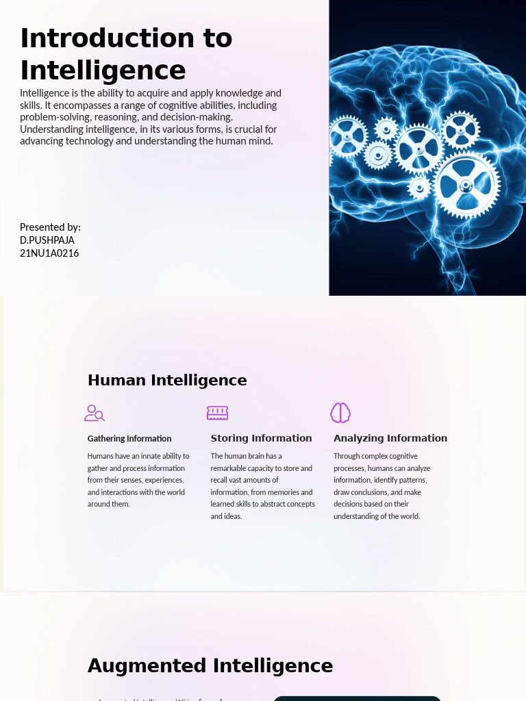 Introduction to Intelligence 1[2] | PDF | Artificial Intelligence ...